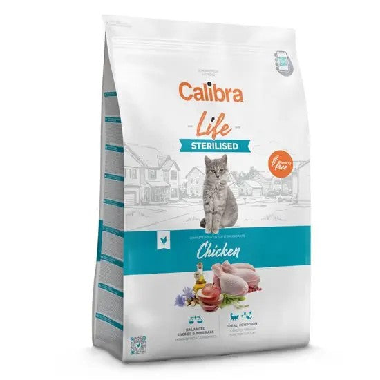 Calibra Cat Life Sterilised Dry Cat Food with Chicken