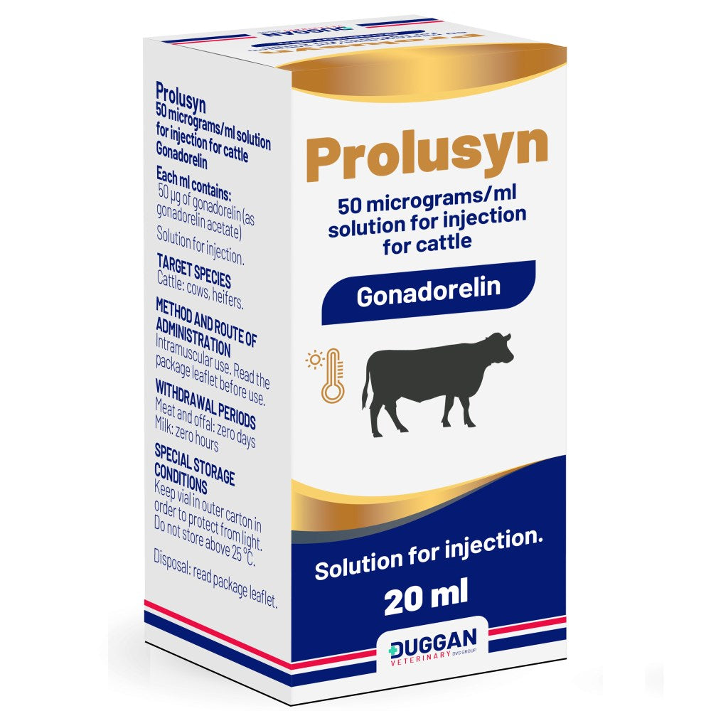 Prolusyn 50 micrograms/ml Solution for Injection 20ml – VetMedi.co.uk