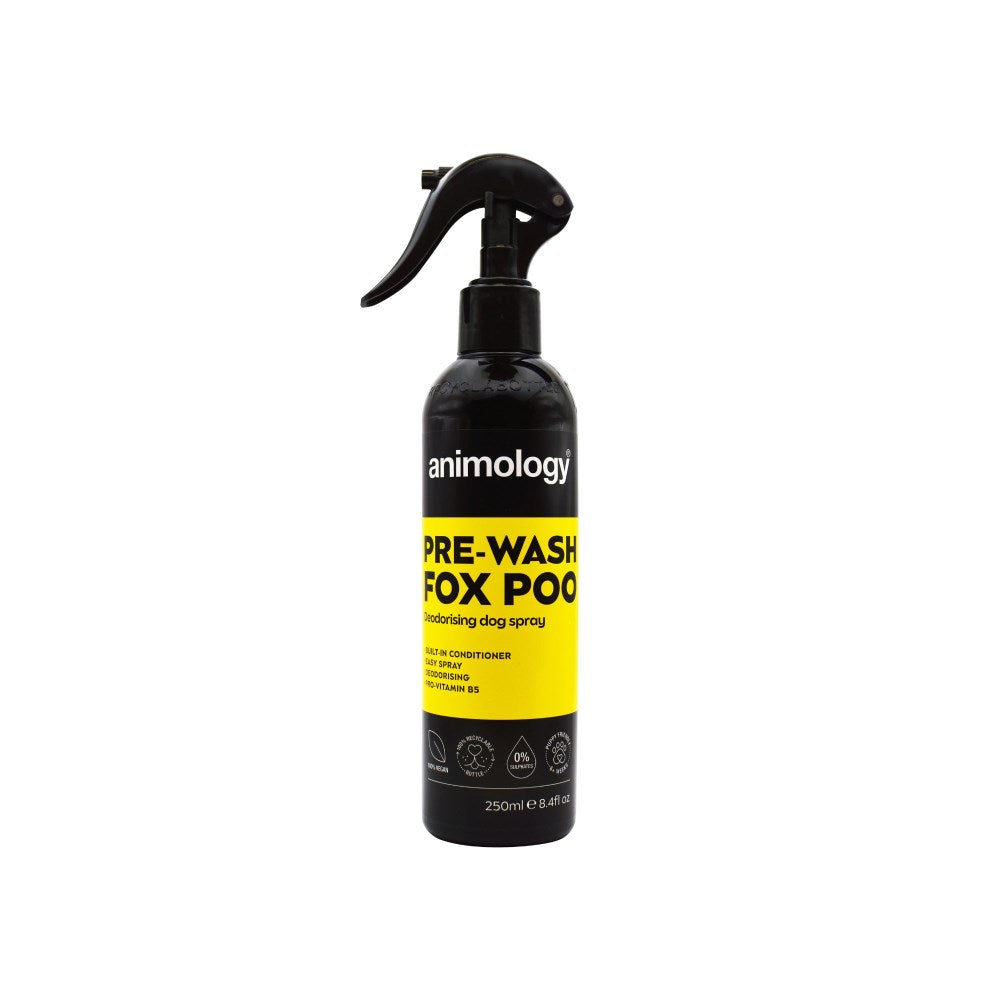 Animology Pre-Wash Fox Poo Deodorising Spray 250ml – VetMedi.co.uk