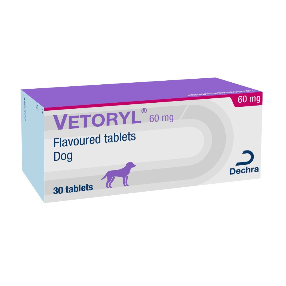 Vetoryl 60mg Flavoured Tablets for Dogs x 30 – VetMedi.co.uk