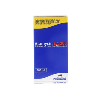 Alamycin LA 300mg/ml injection 100ml – VetMedi.co.uk