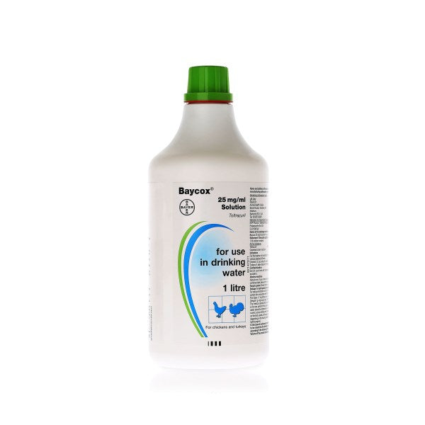 Baycox 2.5% Oral Solution 2.5% - 1 Litre – VetMedi.co.uk