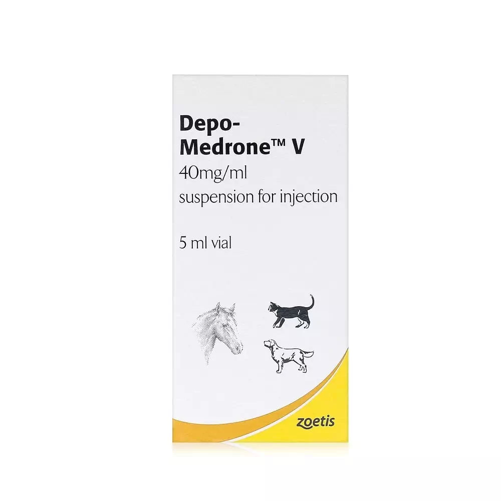 Depo-Medrone V 40 mg/ml, 5ml Vial – VetMedi.co.uk
