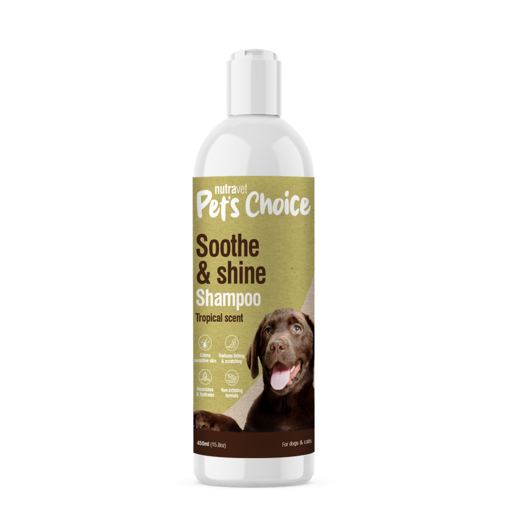 Pets Choice – Soothe & Shine Shampoo 450ml – VetMedi.co.uk