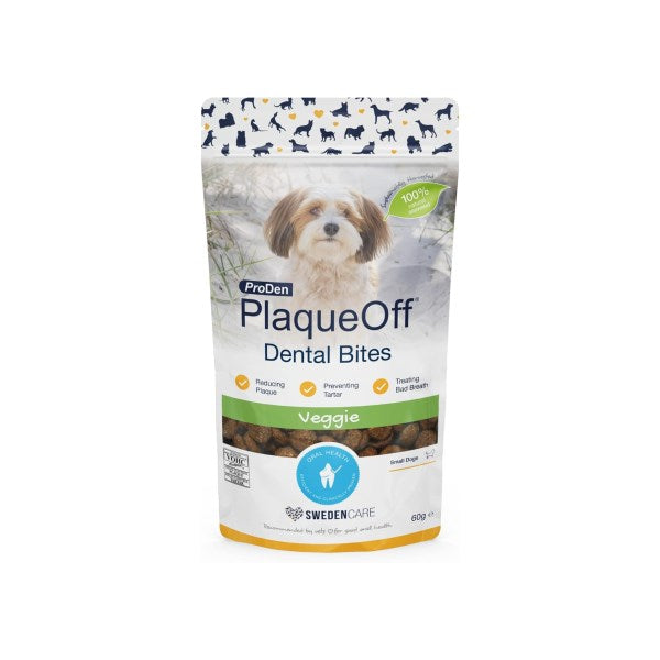 Plaque Off Dental Bites - 60g – VetMedi.co.uk