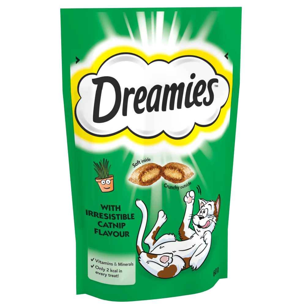 Dreamies Cat Treats with Catnip 60g – VetMedi.co.uk