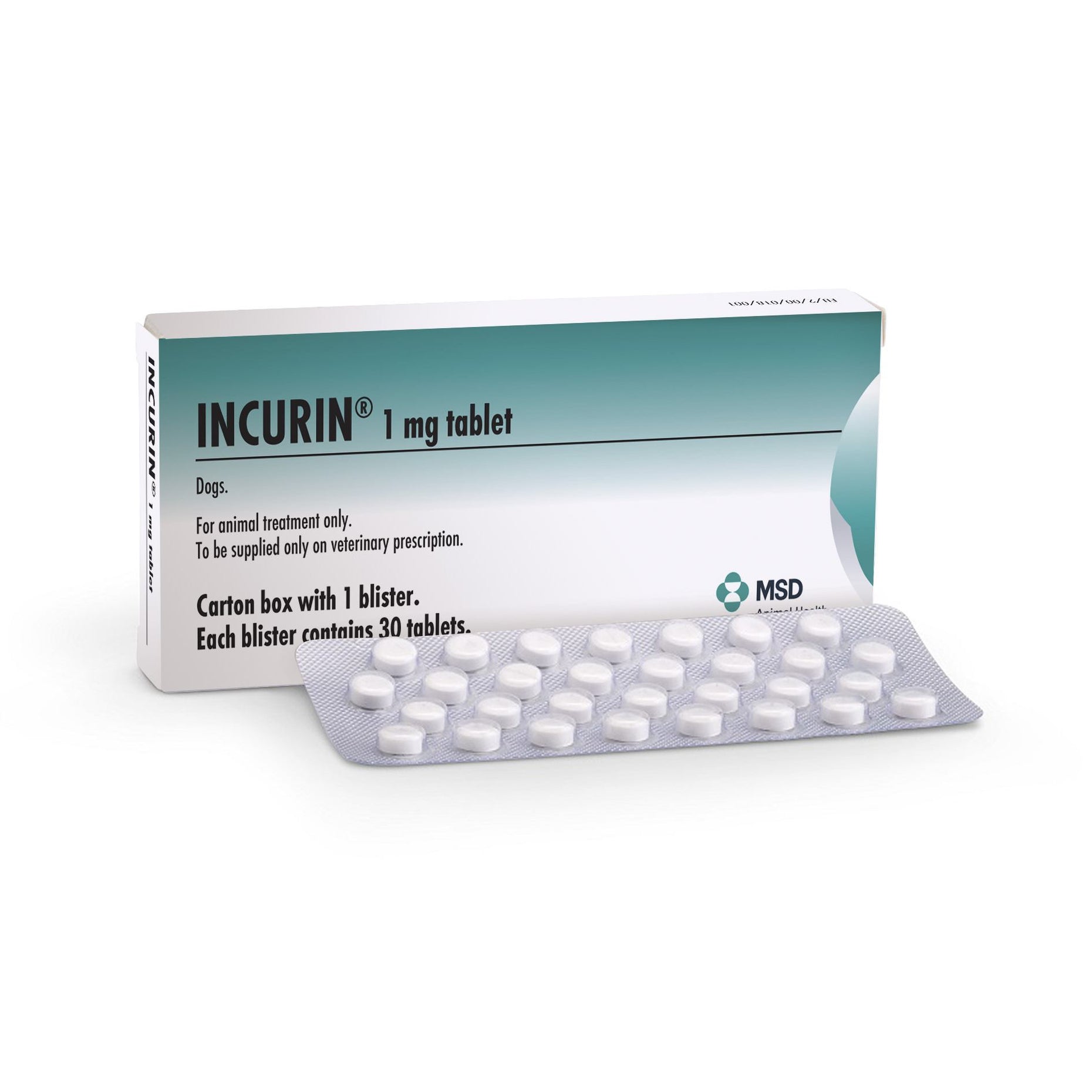 Incurin 1mg x 30 tablets – VetMedi.co.uk